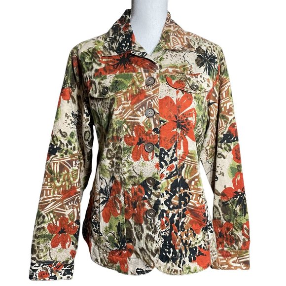 Bechamel | Jackets & Coats | Linen Blend Tropical Jacket M Canvas ...